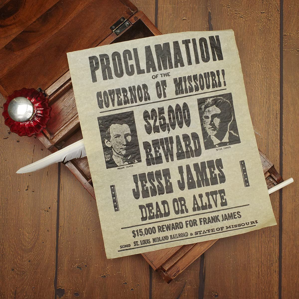 Jesse James Outlaw Wanted Poster Facial Recognition Uncovers