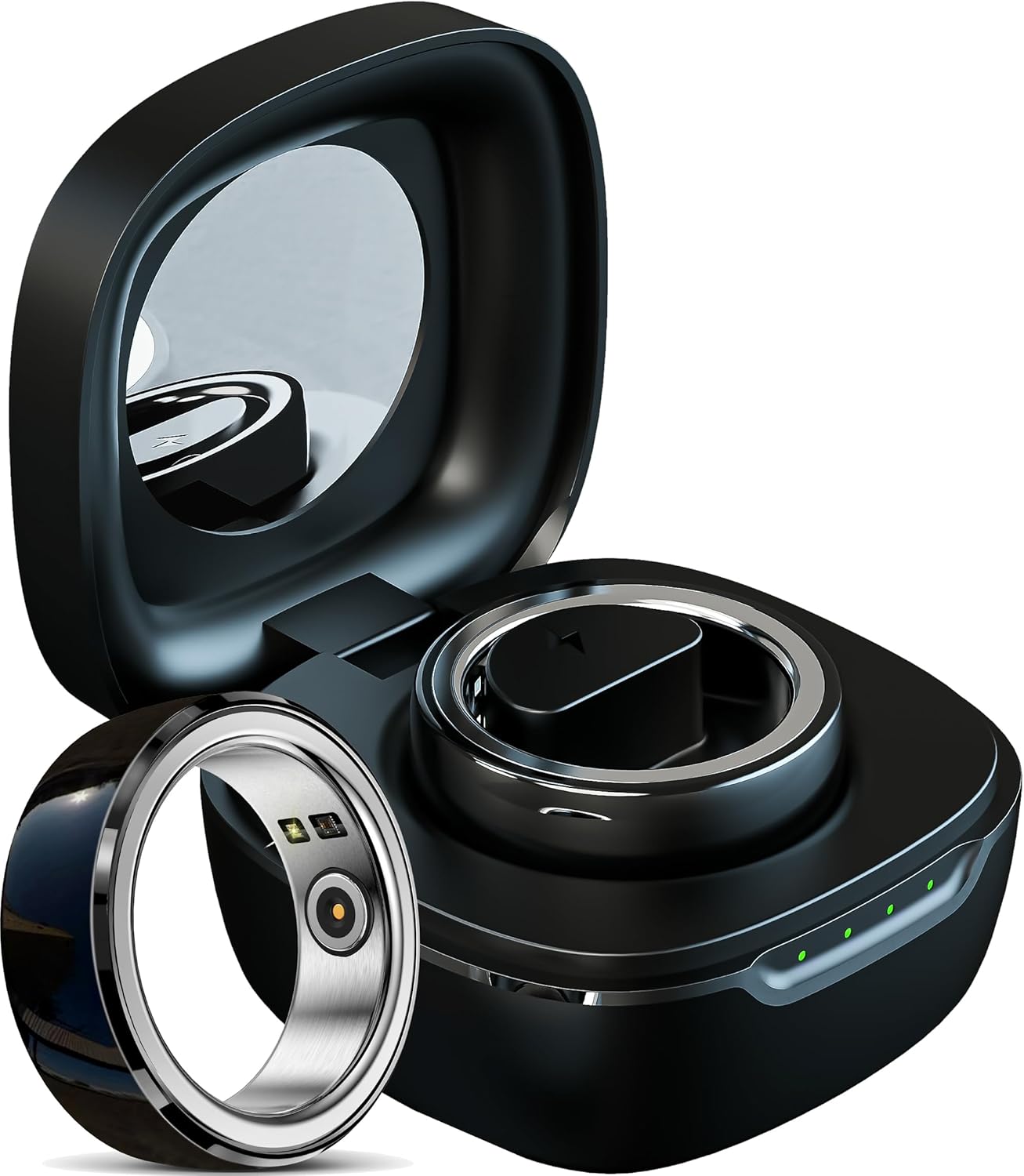 Amazon.com : Smart Ring Health Fitness Rings Heart Rate Monitor Sleep ...