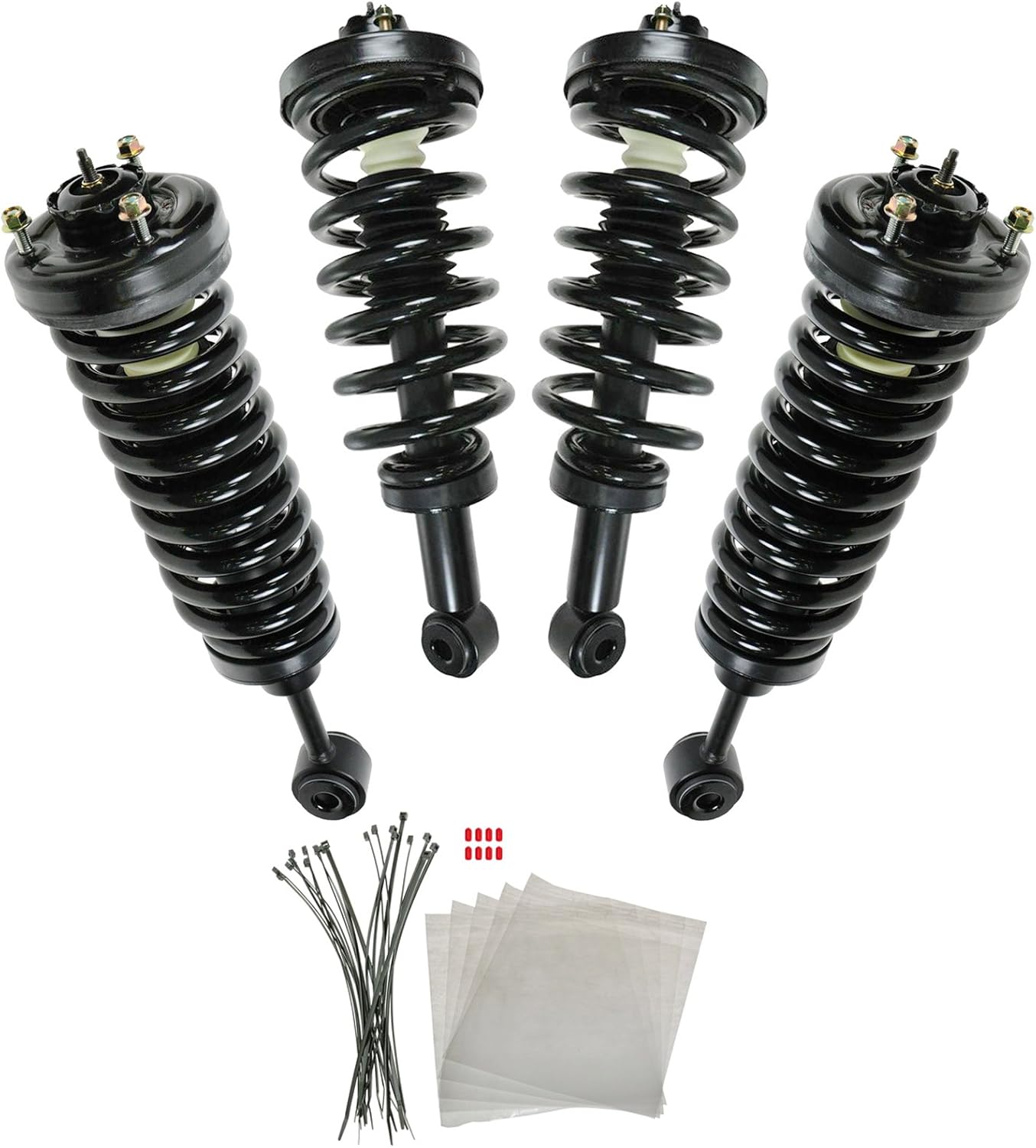 Amazon.com: TRQ Air Spring to Coil Spring Struts Suspension Conversion ...