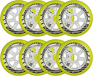 Amazon.com: ZYANLING Roller Skate Wheels Outdoor/Indoor 8 Pack 85A ...