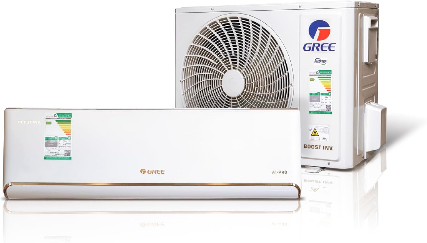 GREE - GWH24AVEXF-S6DTA1B Split Air Conditioner - AI Pro Inverter 24000 BTU Hot & Cold : Buy ...