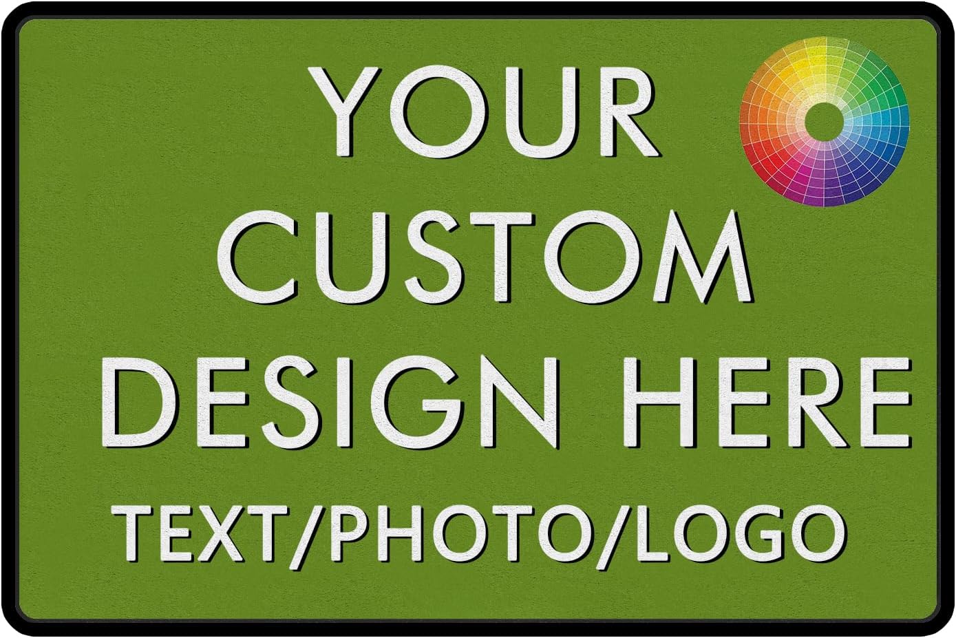 Amazon.com: Royjerl Customizable Doormat with Text, Photos & Logos ...