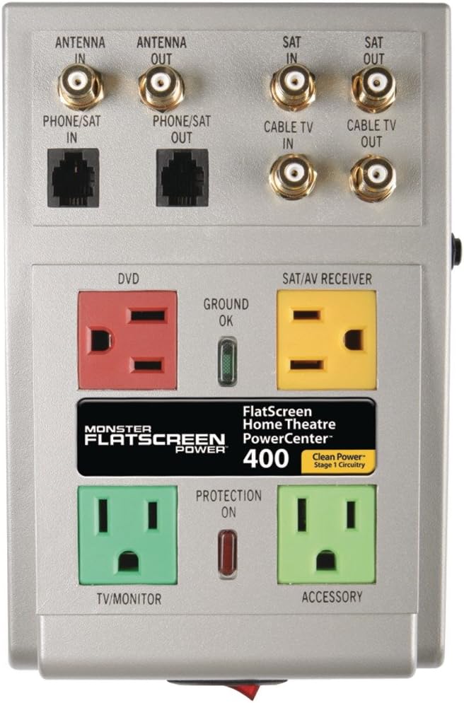 Monster FlatScreen HTS 400 PowerCenter with Clean Power Stage 1 ...