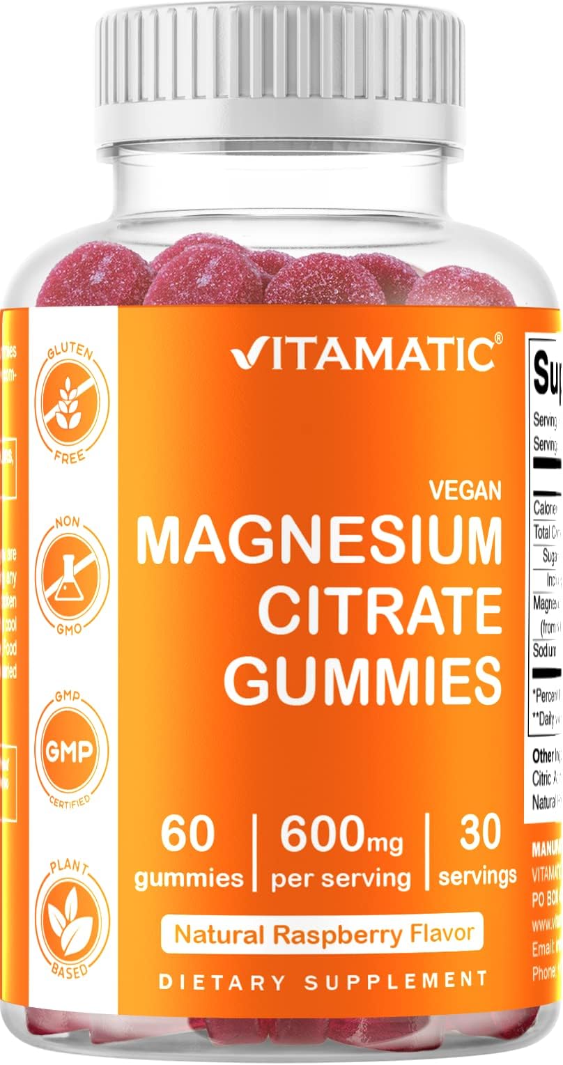 Amazon.com: Natural Vitality Calm, Magnesium Citrate Supplement, Stress Relief Gummies, Supports ...