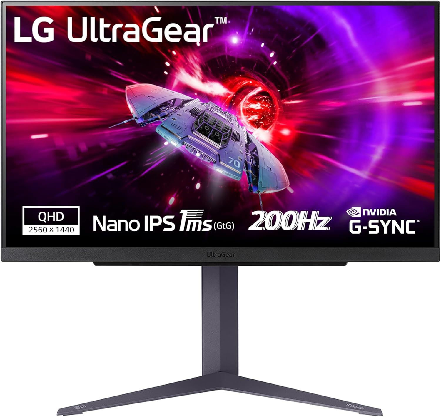 LG 27GS85Q UltraGear Gaming Monitor 27" QHD NanoIPS HDR 400, 2560x1440 ...