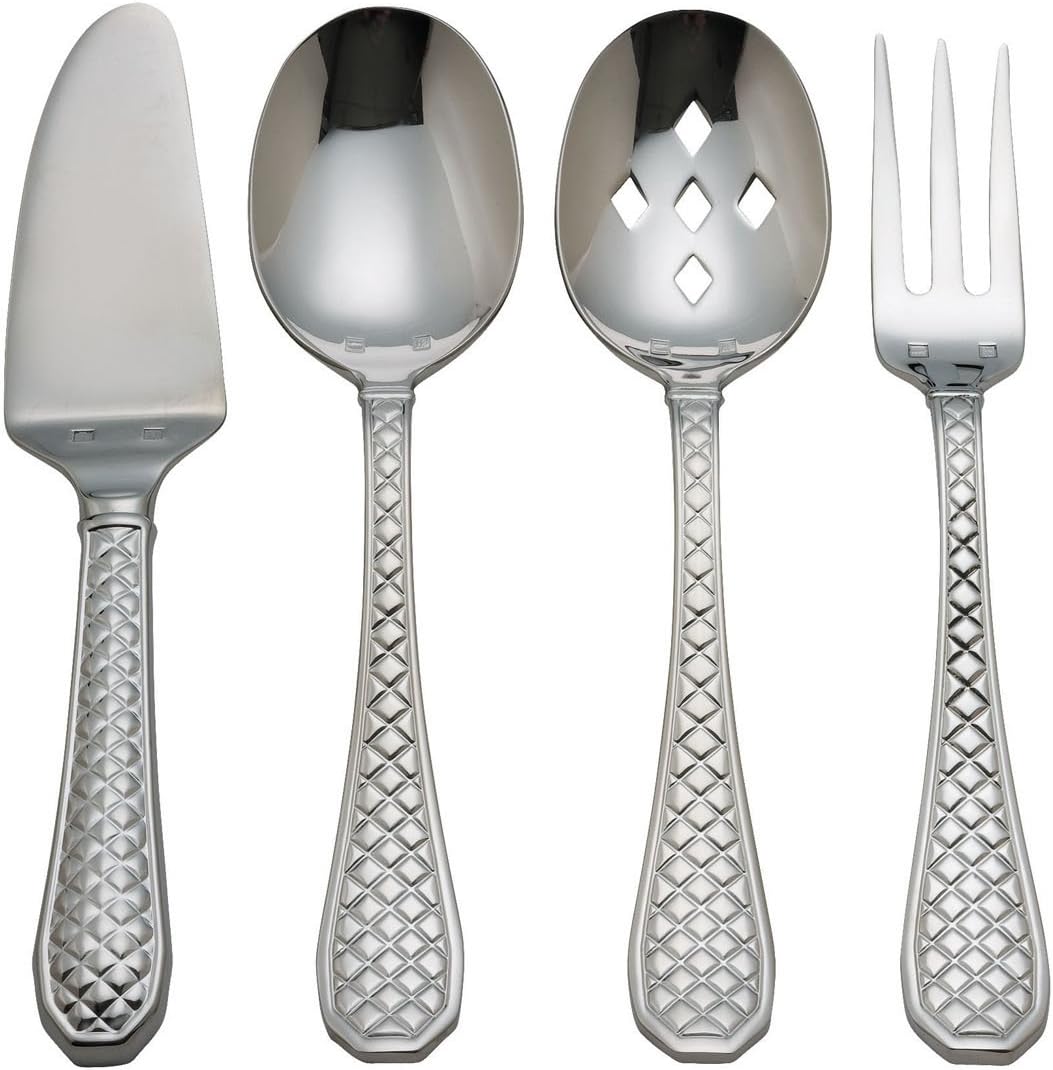 Amazon.com | Dansk Torun Stainless-Steel 3-Piece Hostess Set: Dansk ...