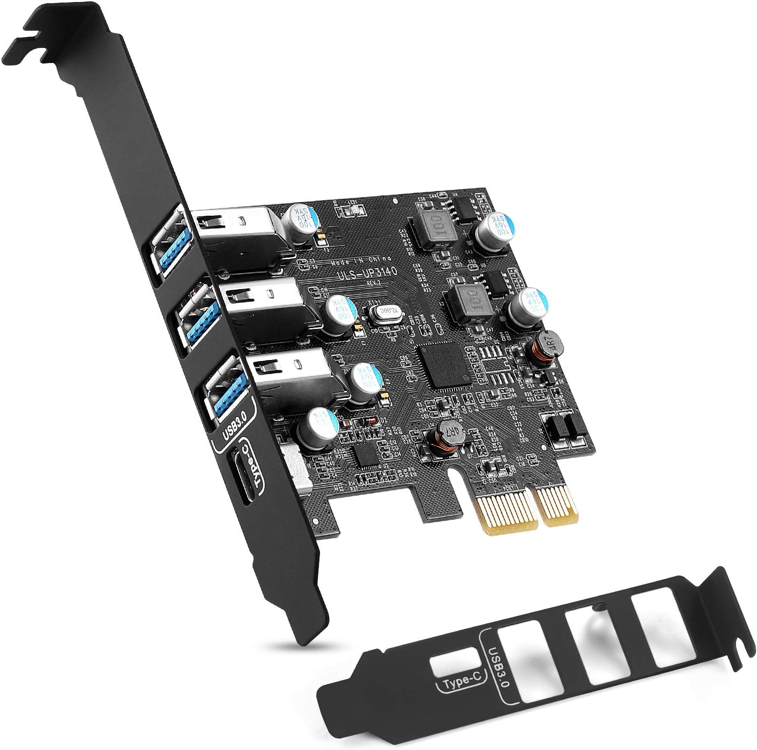 Amazon.com: X-MEDIA XM-PEX-U304S 4-Port USB 3.0 PCI Express (PCIe x1 ...