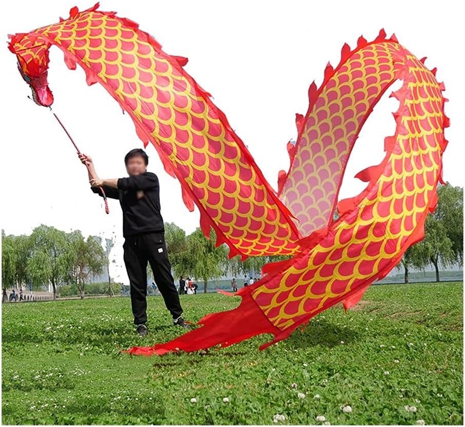 Amazon.com: DUOWEI Red Silk Single Side Fitness Sports Ribbons,Chinese ...