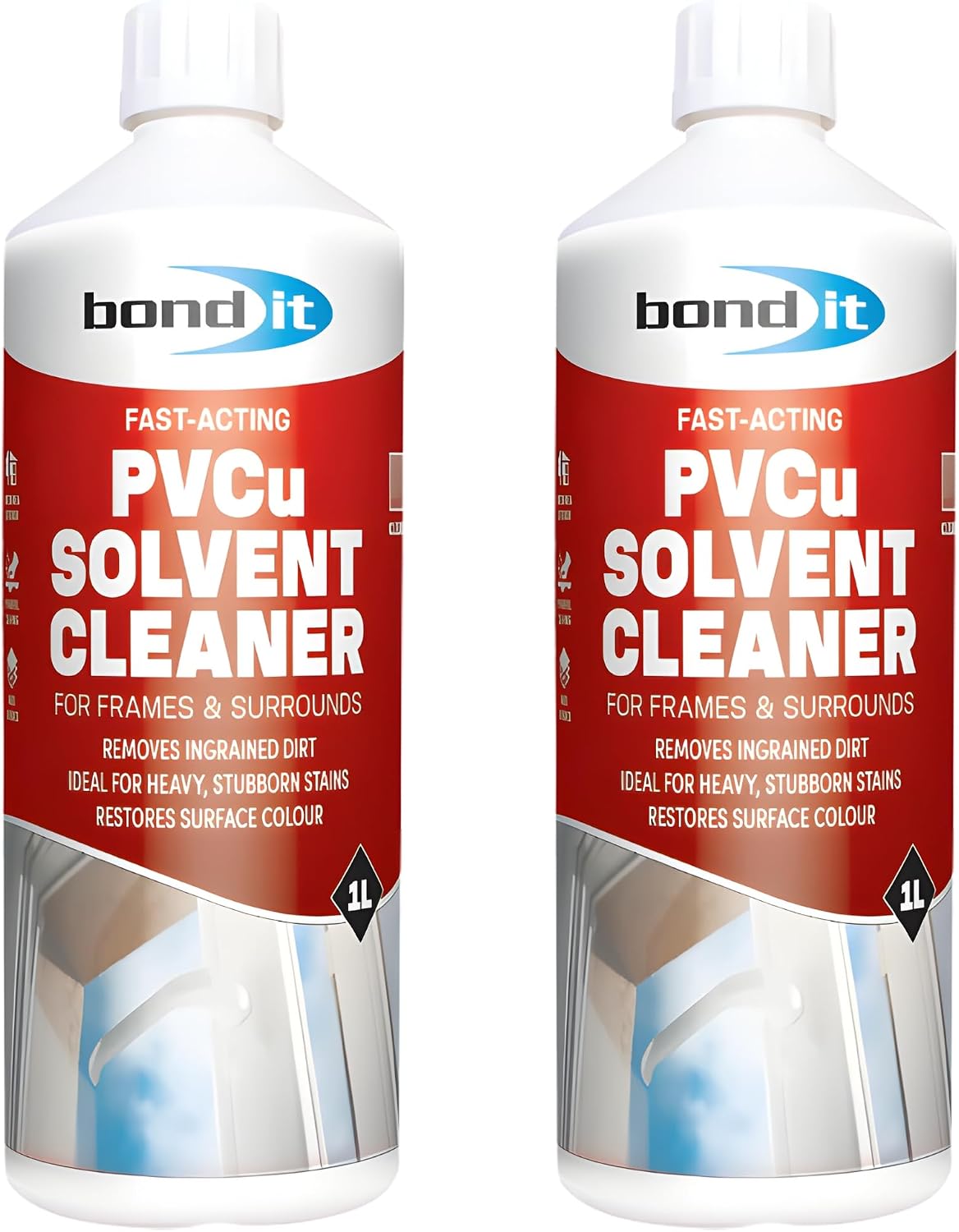 Bond It PVCu Solvent Cleaner 2 Pack (1L Each) – PVC Cleaner for Windows ...