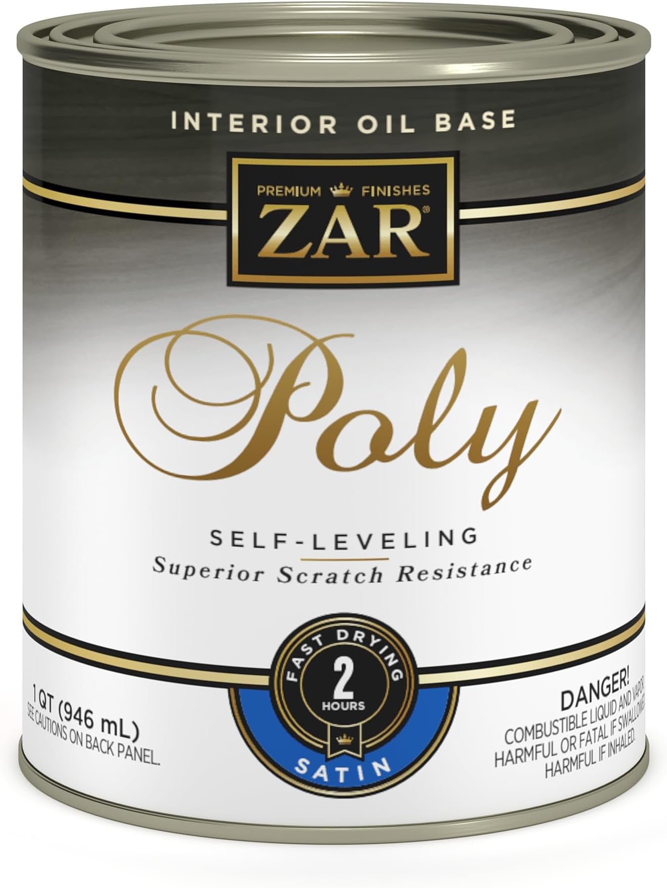 33913 Zar Ultra Polyurethane Antique Flat Gallon - Household Wood ...