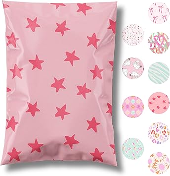 Amazon.com : Pretty Package Store 10x13 Designer Poly Mailer 100 Pack ...