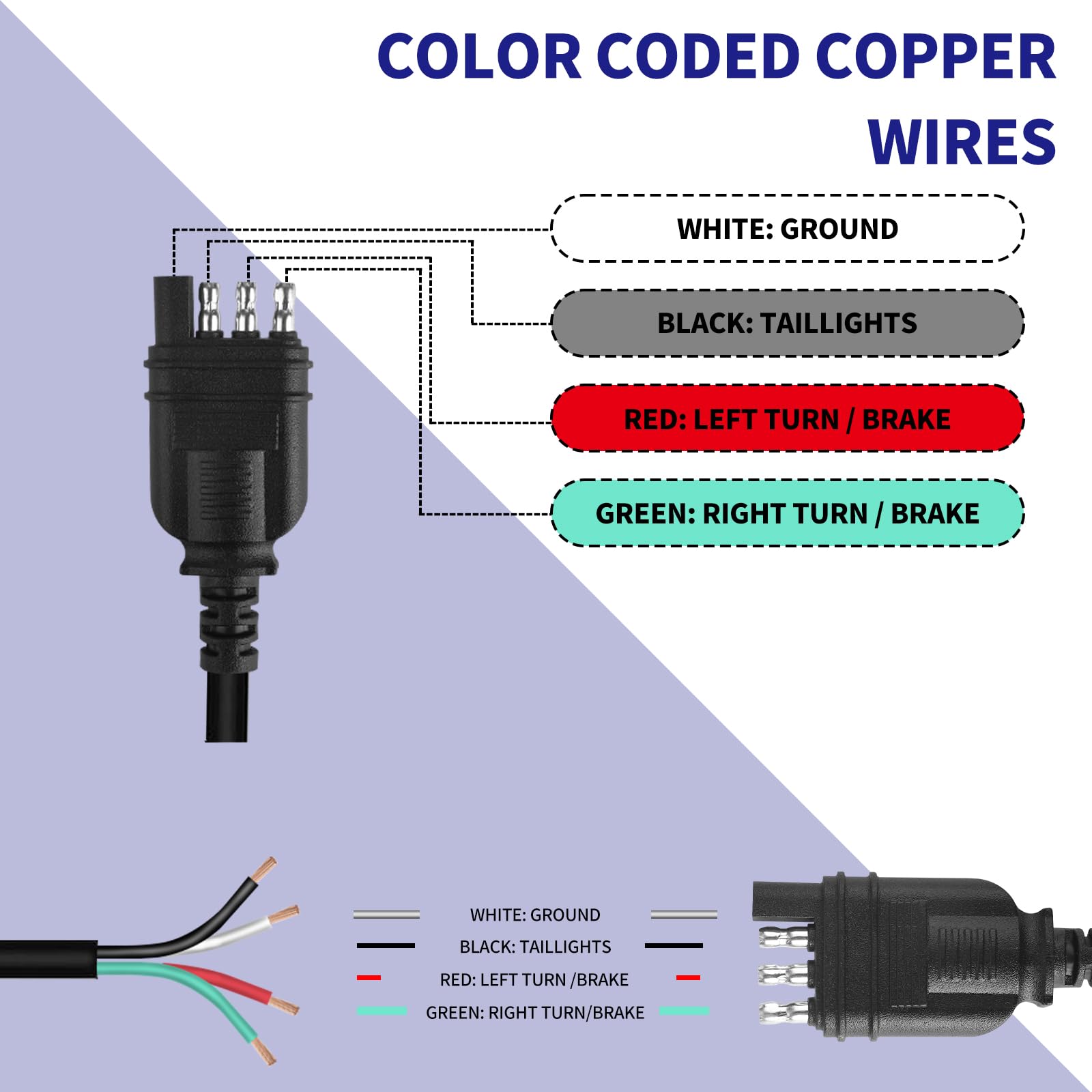 Women's Jewelry CURT 58070 4-Pin Round Trailer Wiring Socket - Vehicle ...