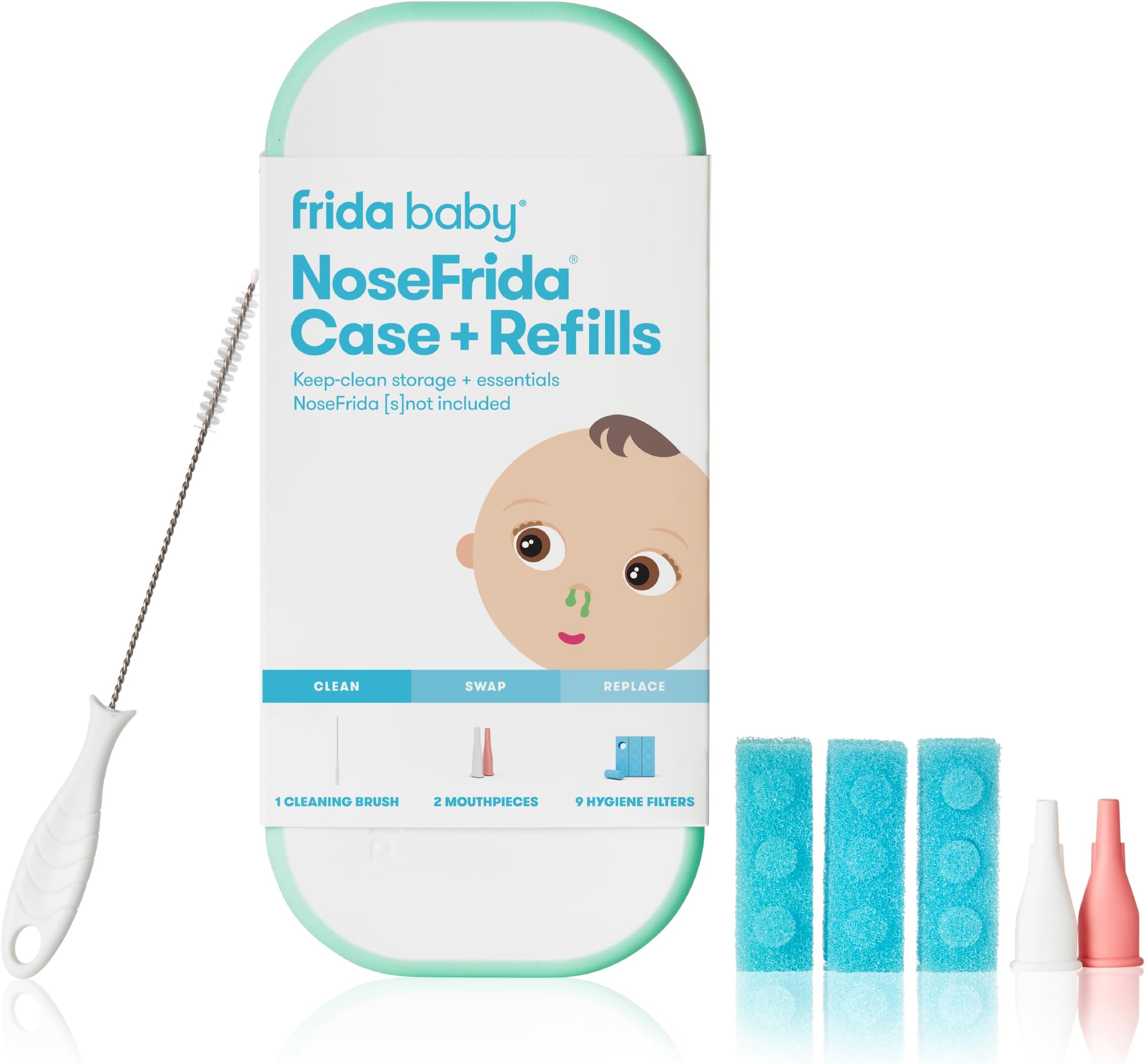 Amazon.com: FridaBaby The NoseFrida Filter Bundle, Windi GasPasser ...