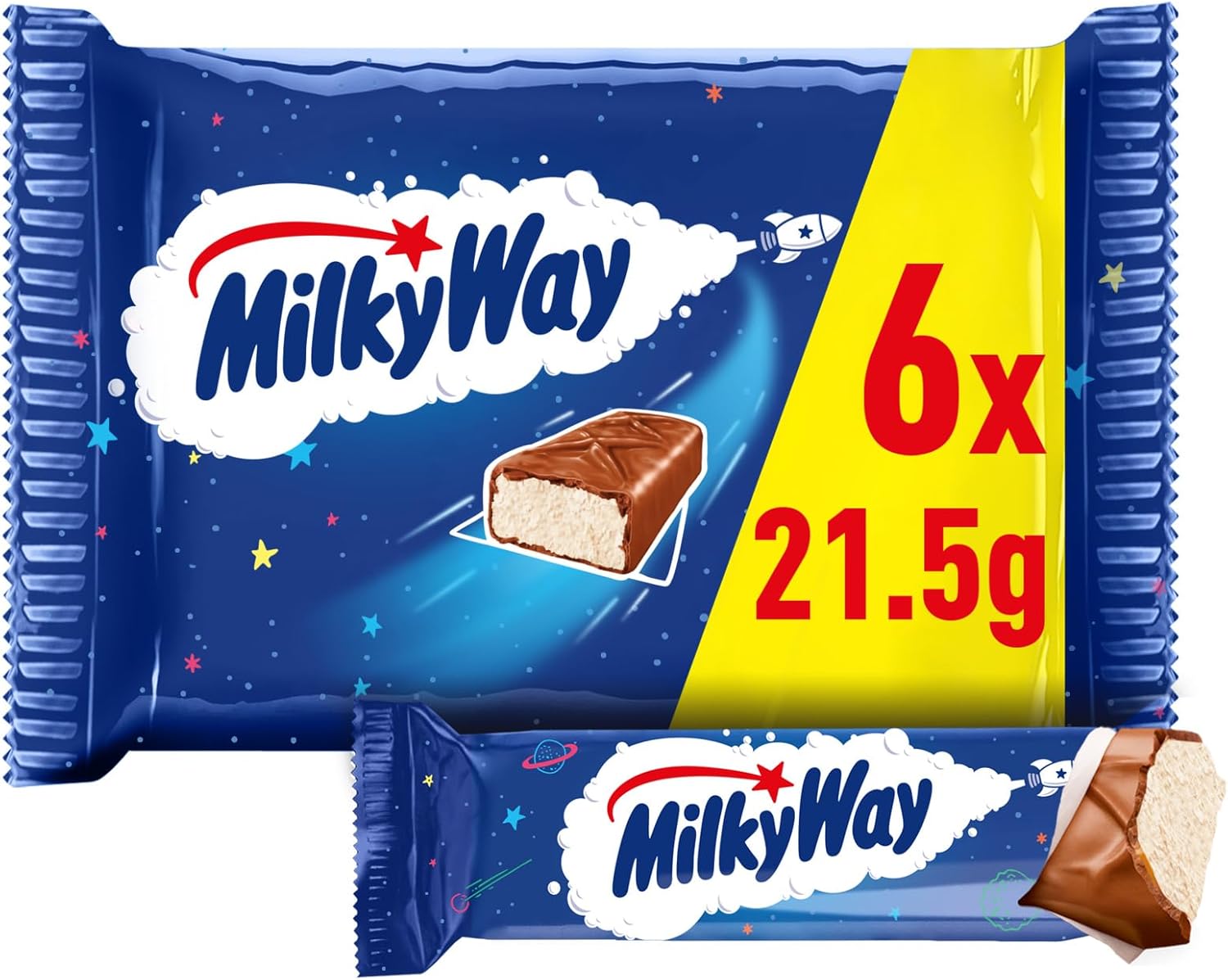 Milky Way 6 Pack 131g : Amazon.ca: Grocery & Gourmet Food