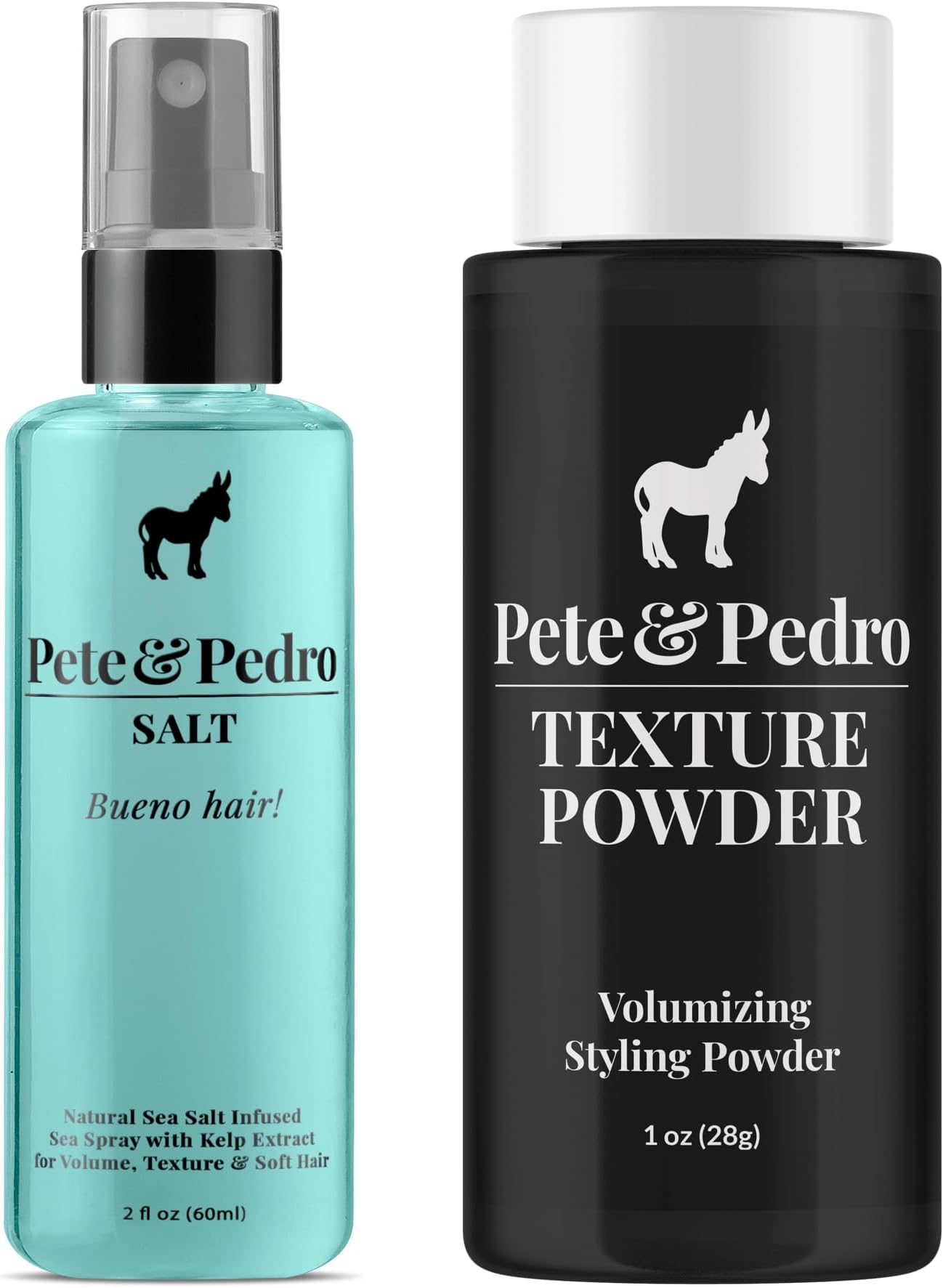 Amazon.com : Pete & Pedro Natural Sea Salt Spray 2 oz. & Texture Powder ...