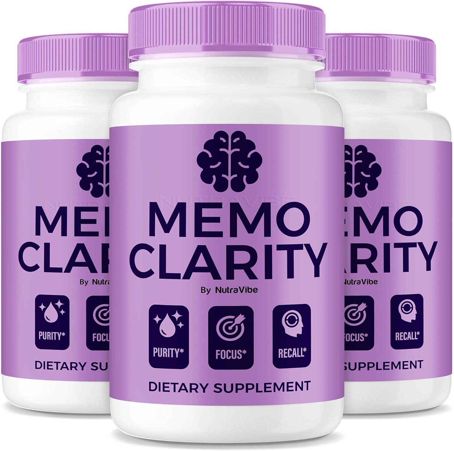 Amazon.com: (3 Pack) Memo Clarity – MemoClarity Brain and Memory ...