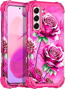 Amazon.com: Miqala for Galaxy S21 5G Case,Glow in The Dark Three Layer Heavy Duty Shockproof ...