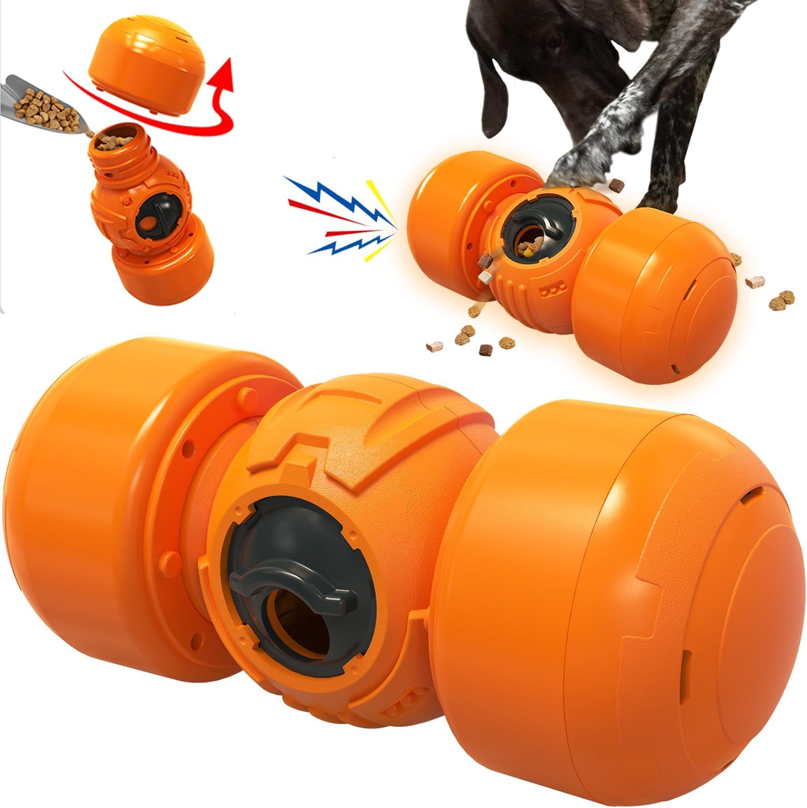 Amazon.com: YouTik Dog Treat Toy Food Dispensing, Interactive Pet Food ...