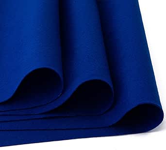 Amazon.com: HaoFeiJH Blue Felt Fabric 36" X 36"(1 Square Yard) 1.6mm ...