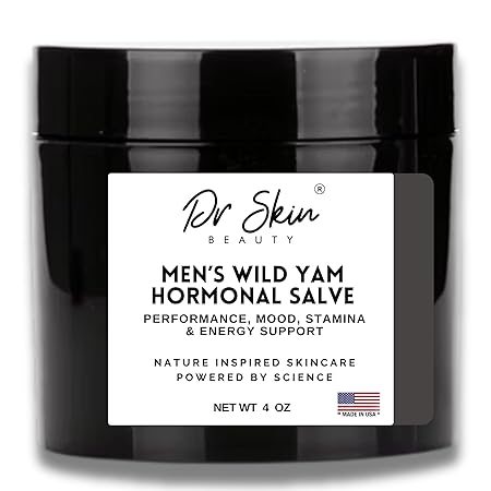 Amazon.com : Dr. Skin Men's Wild Yam Hormonal Cream- Natural Hormonal ...