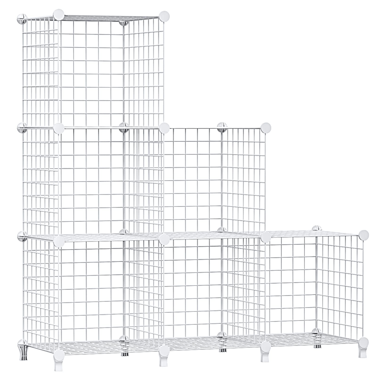 Buy Wire Cube Storage Metal Grids Shelves Bookshelf Stackable Modular buy-wire-cube-storage-metal-grids-shelves-bookshelf-stackable-modular