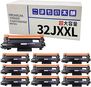 Amazon.co.jp: こまもの本舗 ブラザー用 TN32JXXL 互換トナー ブラック 10個セット ISO認証工場製造 【対応機種】 DCP-L2600DW DCP-L2660DW ...