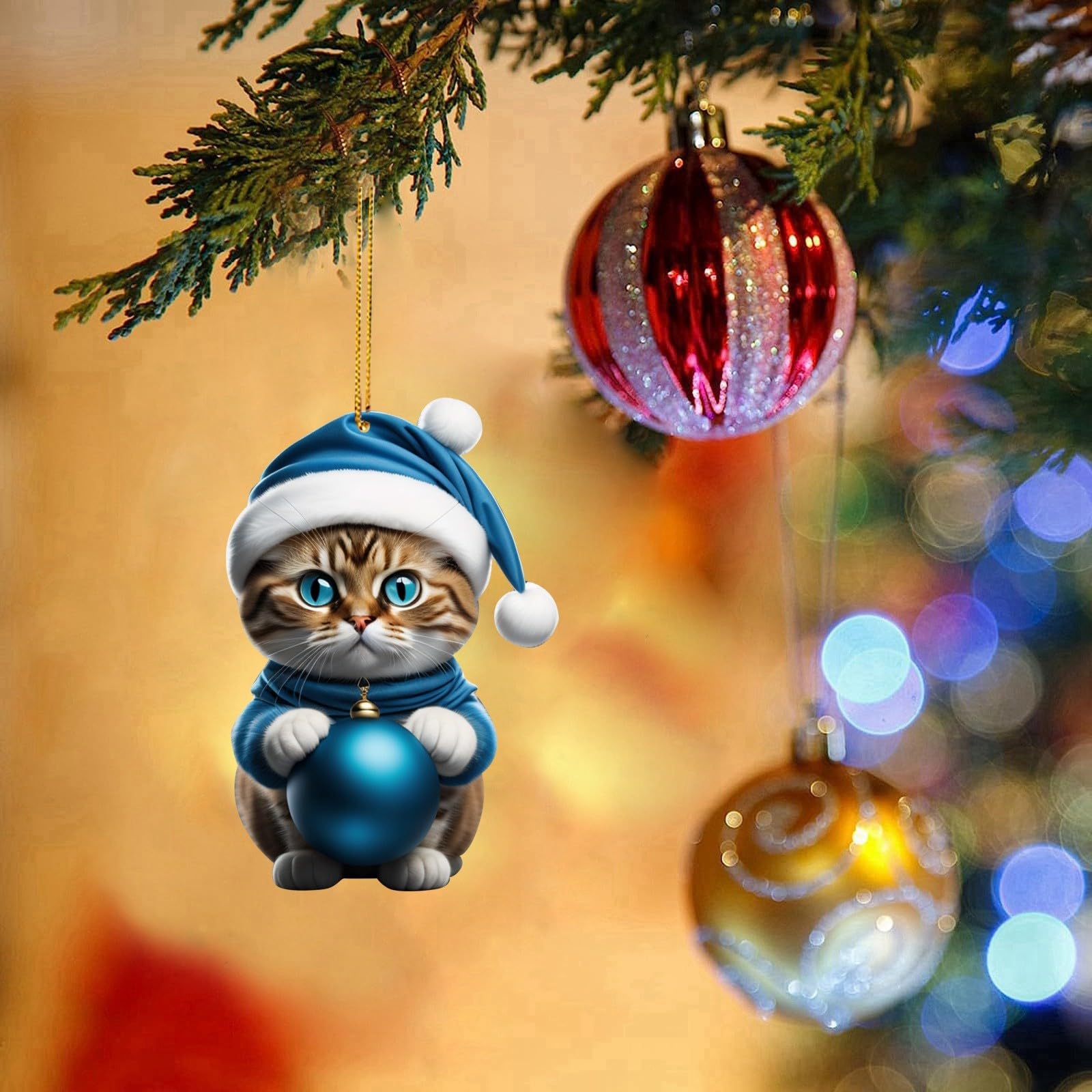 Clipart Gatto Di Natale Cat Puppy Kitten Santa Claus Dog, Gatto Di
