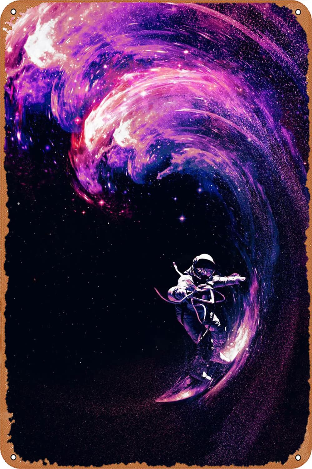 Amazon.com: Space Surfing Spaceman Posters for Room Aesthetic Outer ...