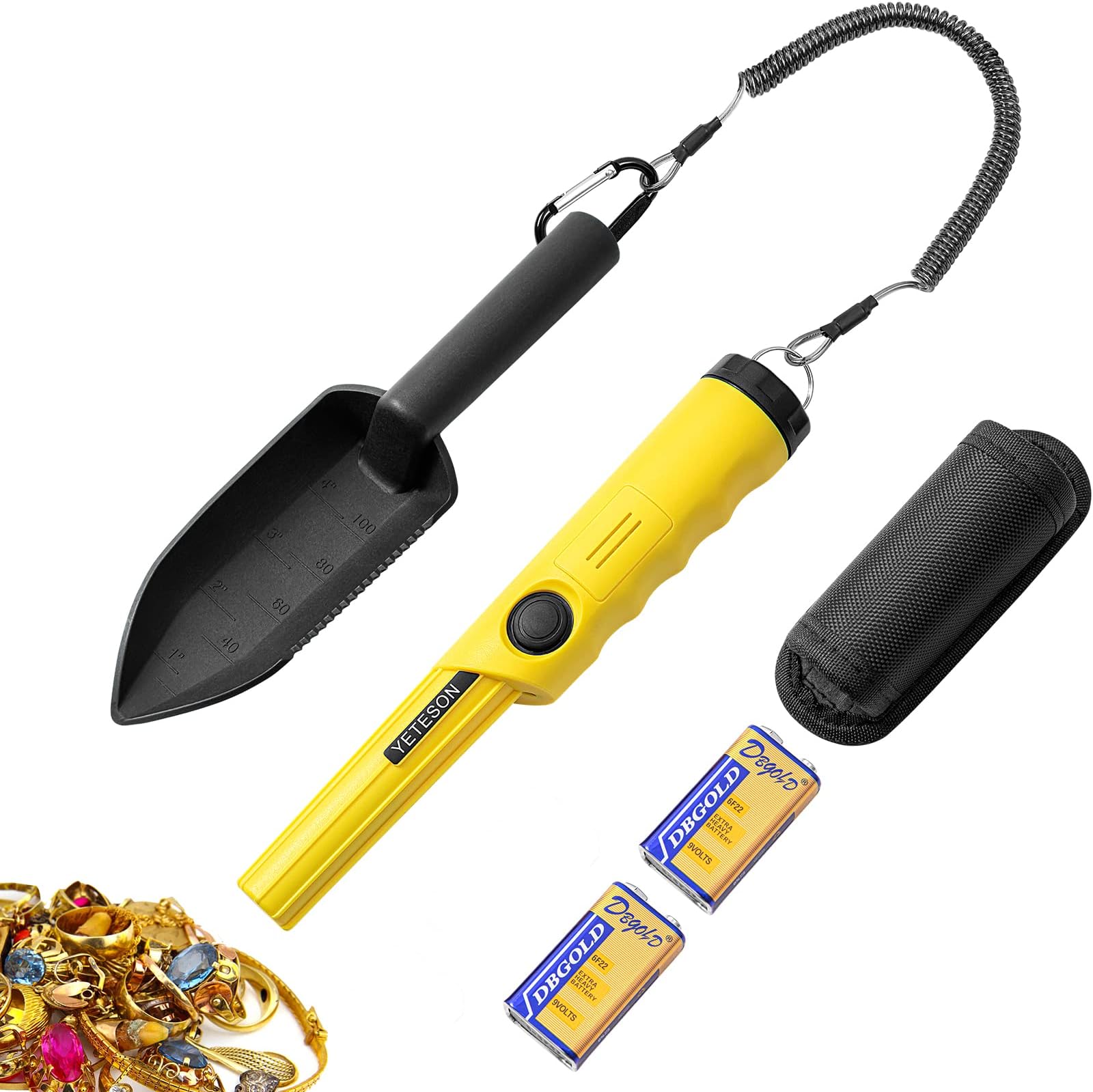 Amazon.com : Metal Detector Handheld Pinpointer Waterproof - IP68 with ...