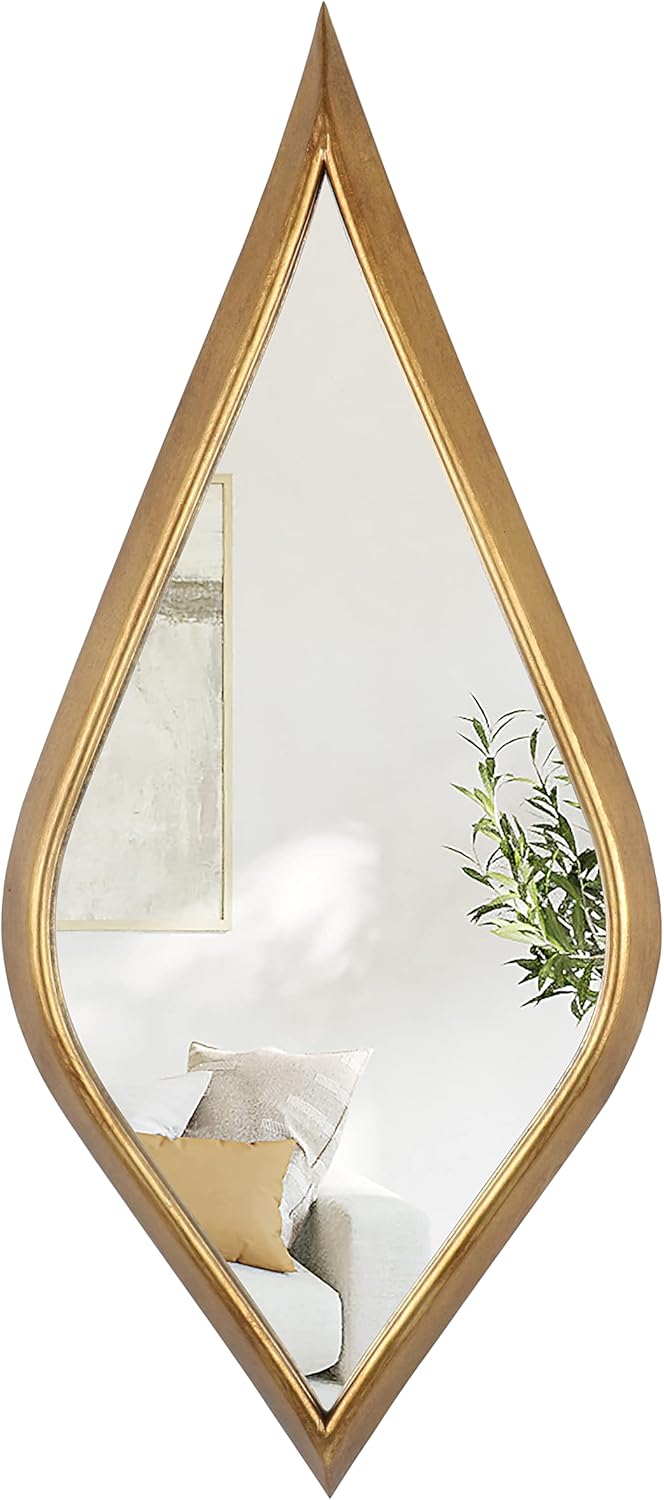 Amazon.com: VELLQUE Tear Drop Mirrors, Asymmetrical Wall Mirror ...