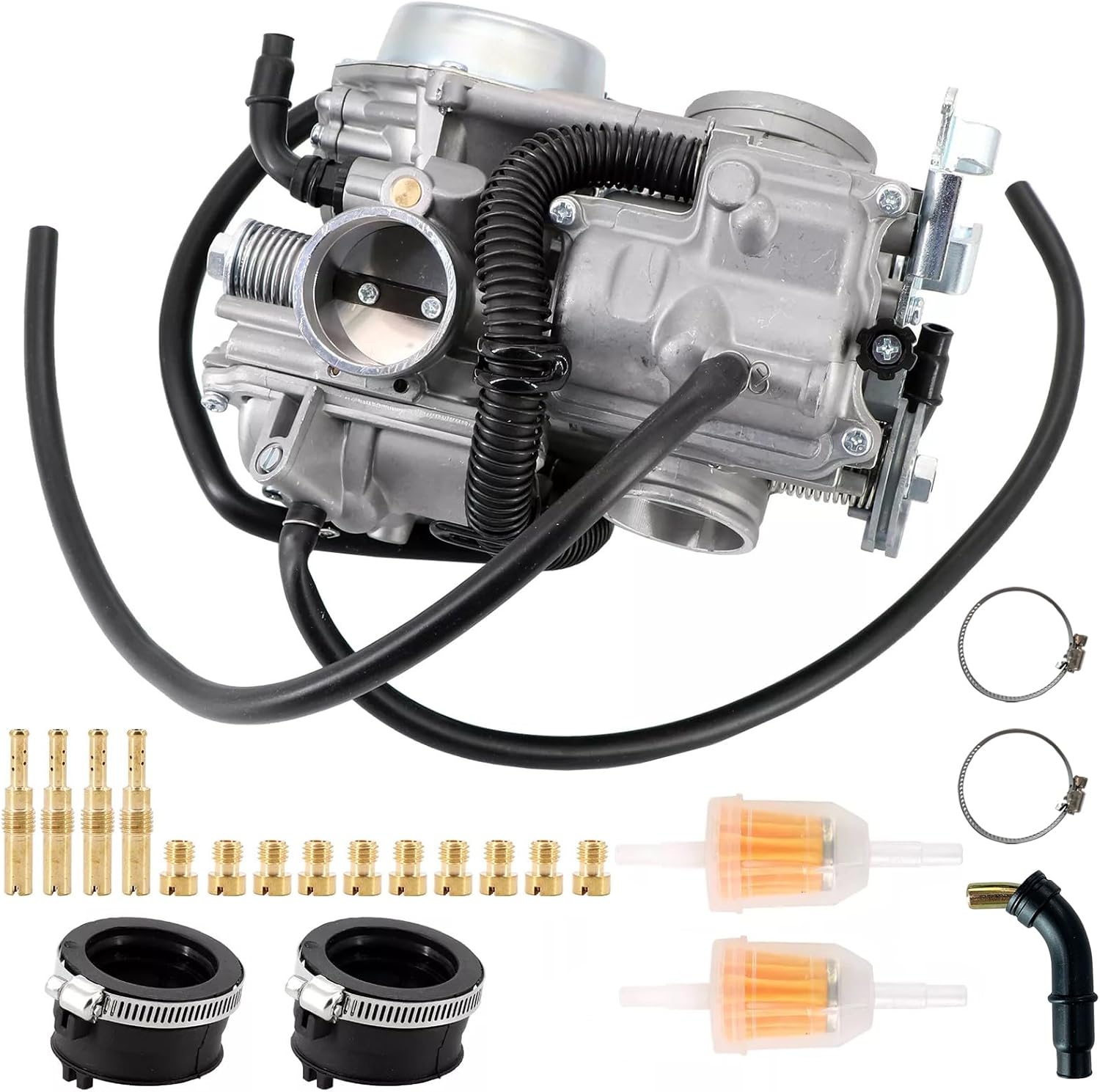 Amazon.com: 16100-MBA-980 Carburetor Dual Carb Compatible with Honda ...