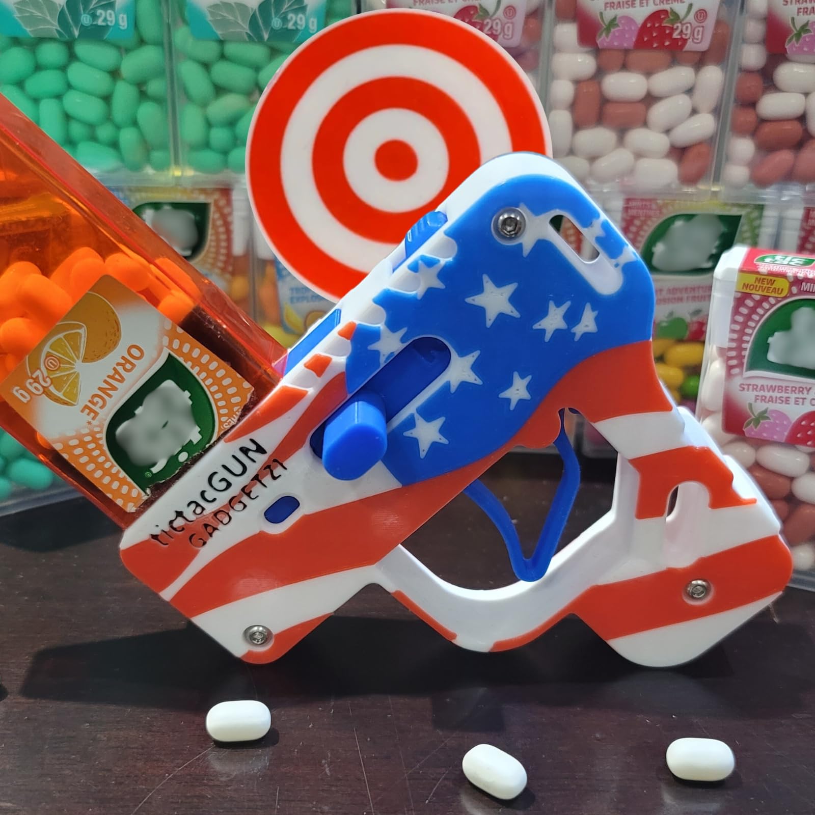 Amazon.com: Candy Toy Gun Shooter - Wow... Shoots FAR & Fast! Loaded ...