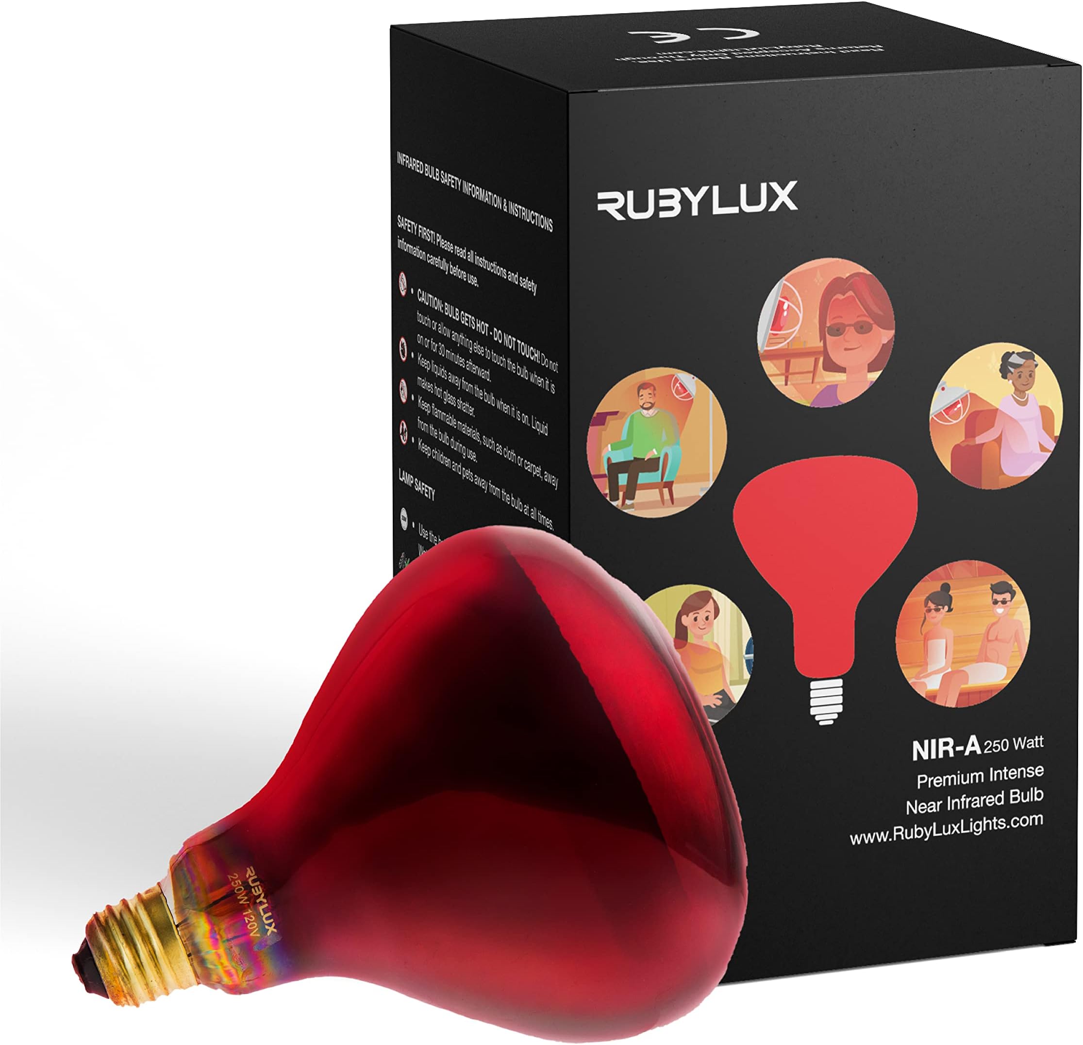 Amazon.com: Infrared Light Bulb, Near Infrared Bulb Red Light Therapy ...