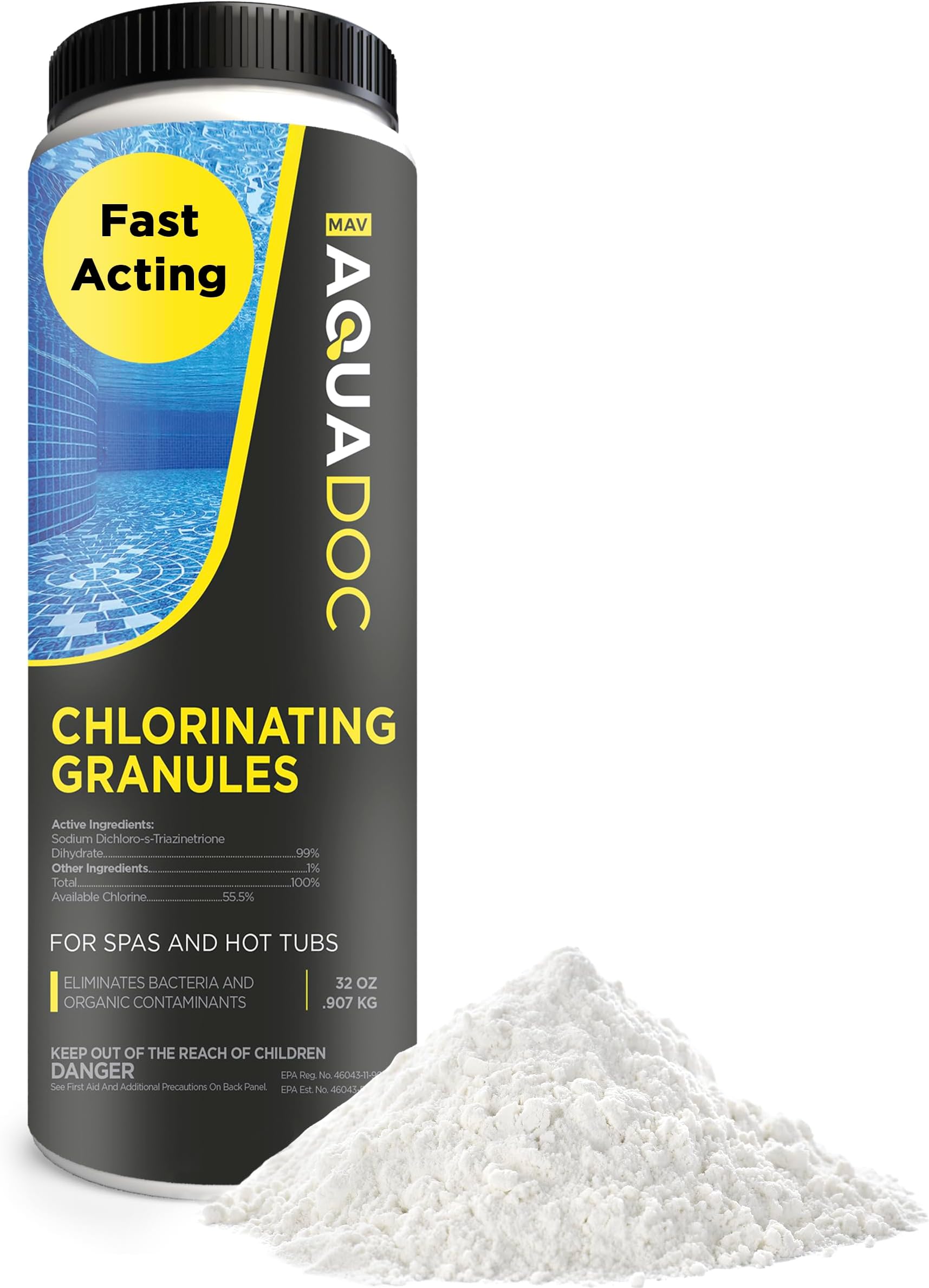 Amazon.com : SpaGuard Chlorinating Concentrate (2 lb) (2 Pack) : Patio ...