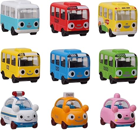 Amazon.com: Tayo Mini Cars Toy for Kids - Metal Tayo The Little Bus and ...
