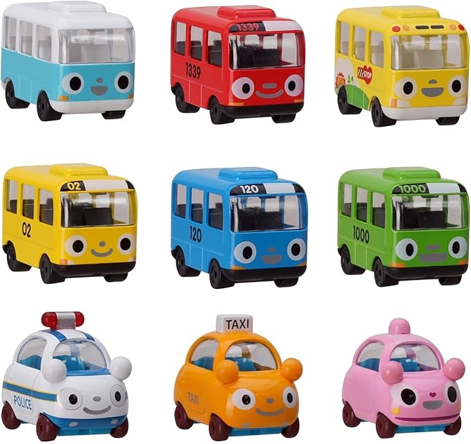 Amazon.com: Tayo Mini Cars Toy for Kids - Metal Tayo The Little Bus and ...