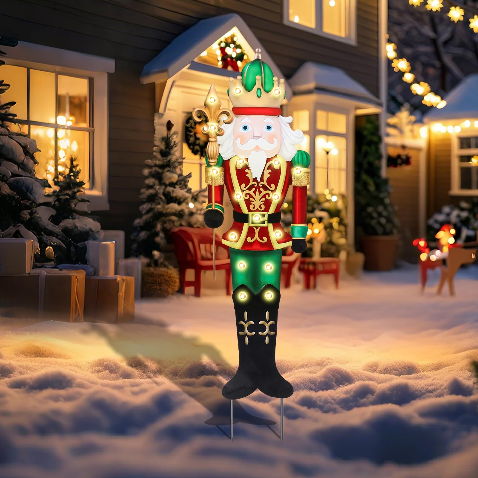 Amazon.com: Outdoor Christmas Decorations, Outdoor Nutcracker Christmas ...