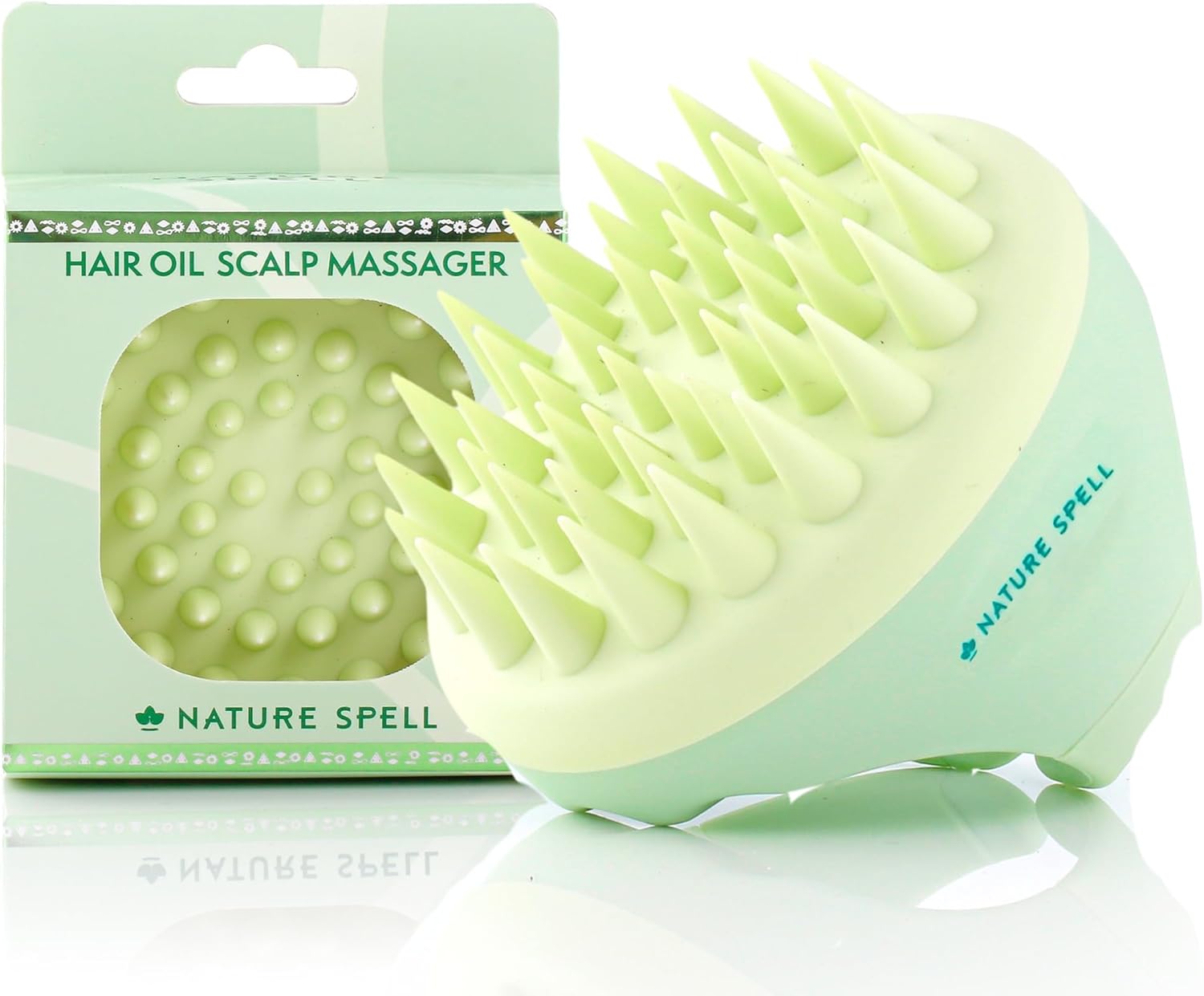 Amazon.com: Nature Spell Scalp Massager & Scrubber, Soft Silicone ...