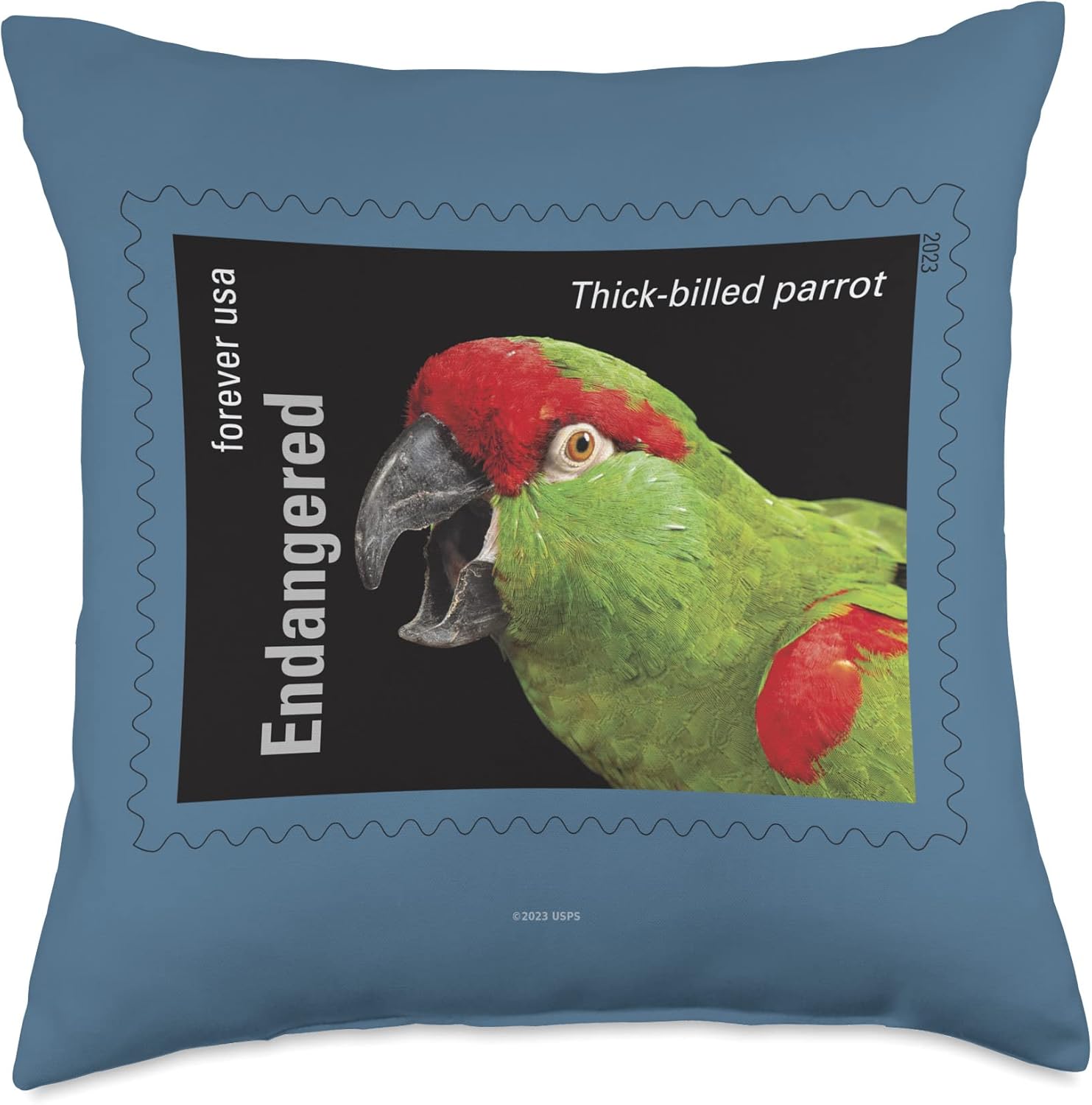 Amazon.com: USPS Endangered Species Thick-billed Parrot Full Stamp ...