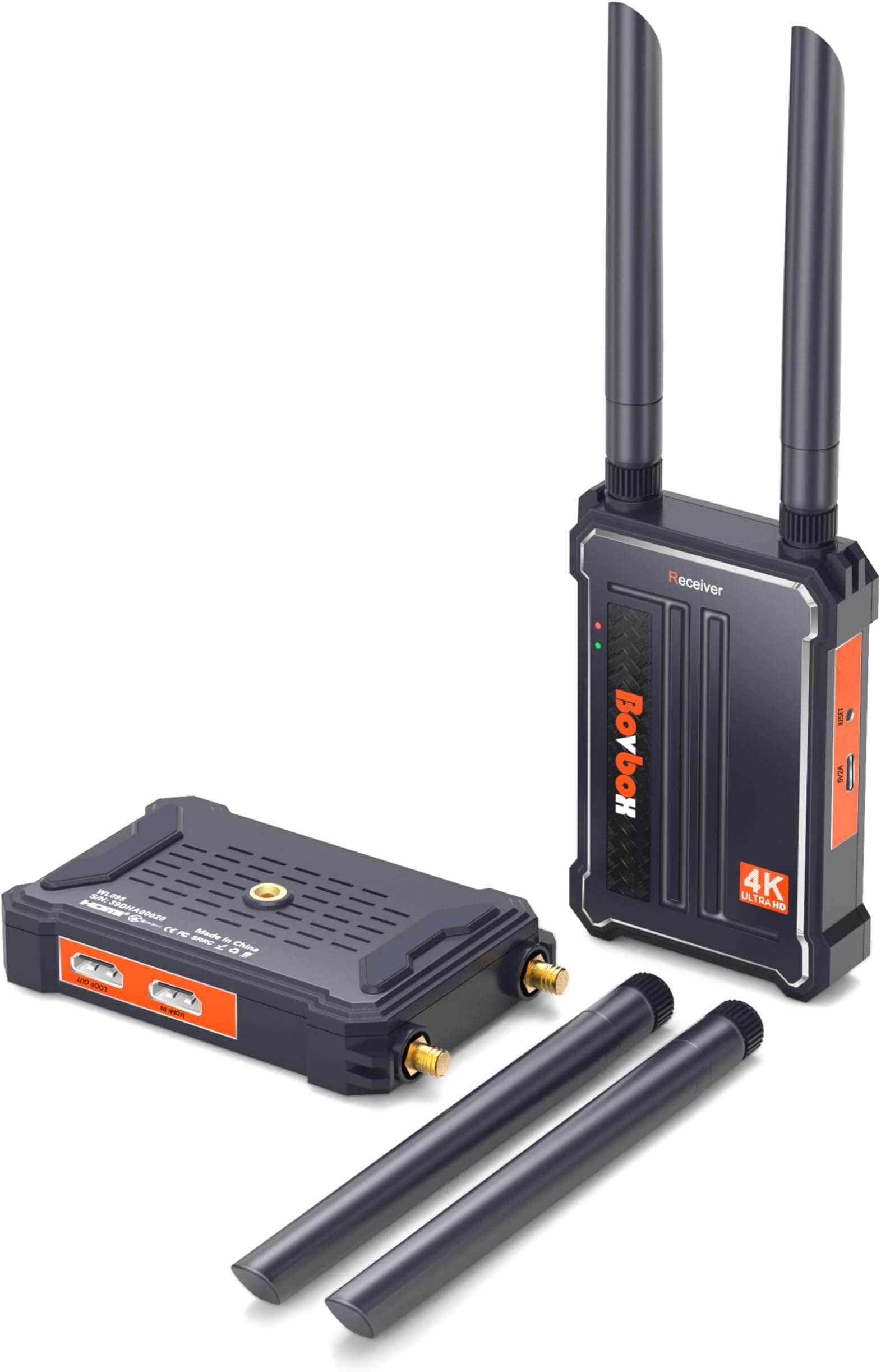 Amazon.com: Wireless HDMI Transmitter and Receiver, HDMI Loop-Out, IR ...