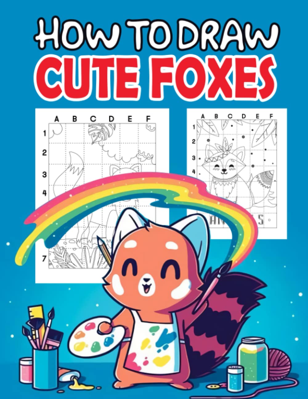 How To Draw Cute Foxes: Learn To Draw And Improve Drawing Skill With 30 ...