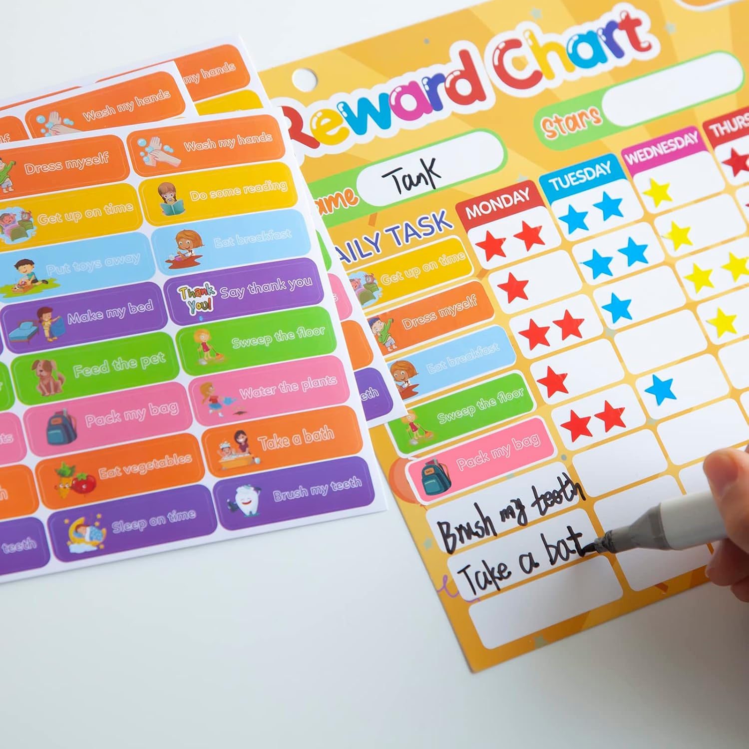 Motivational Behavior Chart for Kids - 20 Sticker Philippines | Ubuy