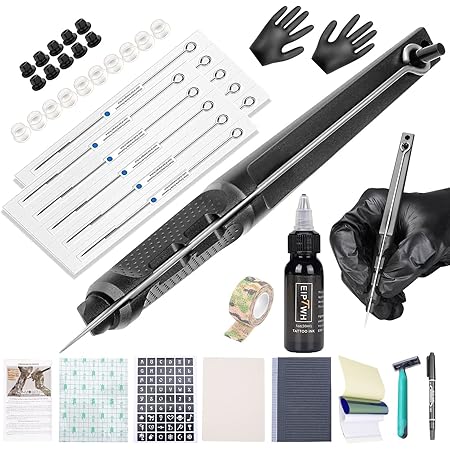 Moricher Hand Poke a Stick Tattoo Kit DIY Tattoo Tool Kit Tattoo ...