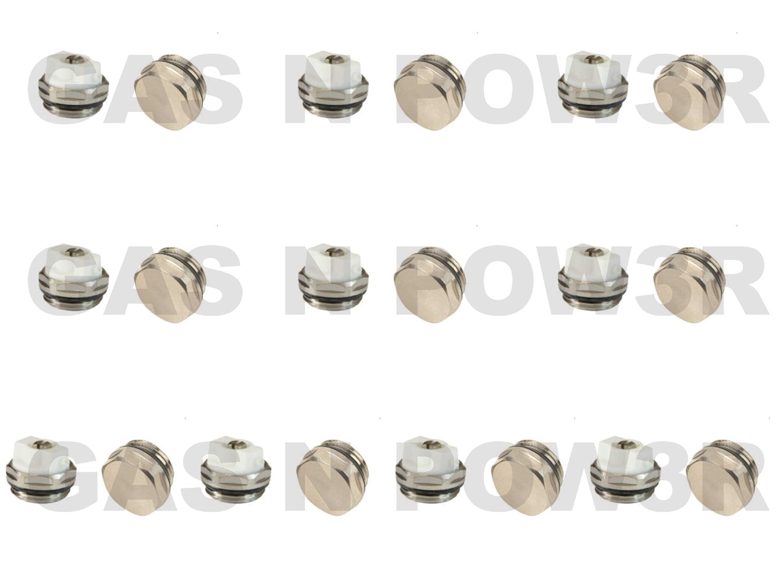 Buy Manual Radiator AIR Vent Bleed Plug Valve Blank Cap 1/2" BSP HIGH ...