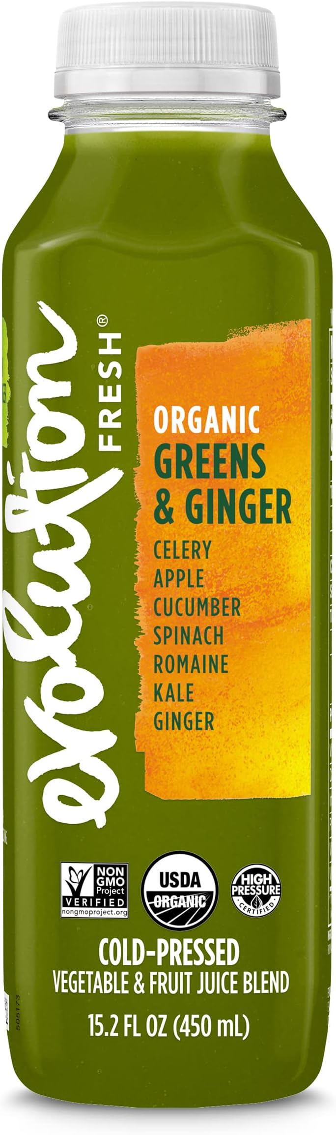 Amazon.com: Evolution Fresh Organic Greens & Ginger, Organic, 100% Cold ...