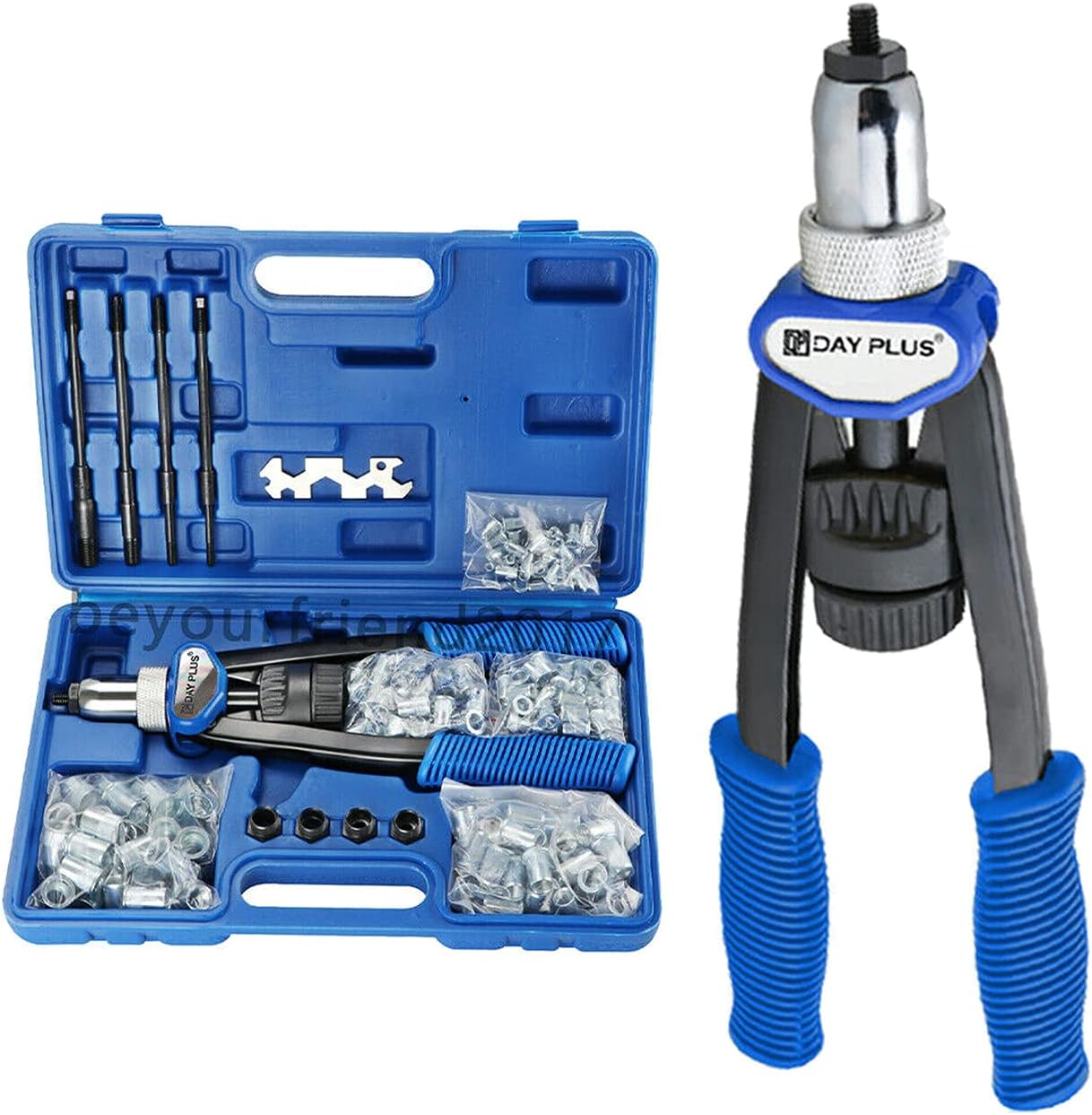Nietmutternzange Set, Profi Hand Nietzange mit M5 M6 M8 M10 M12 Dorne ...