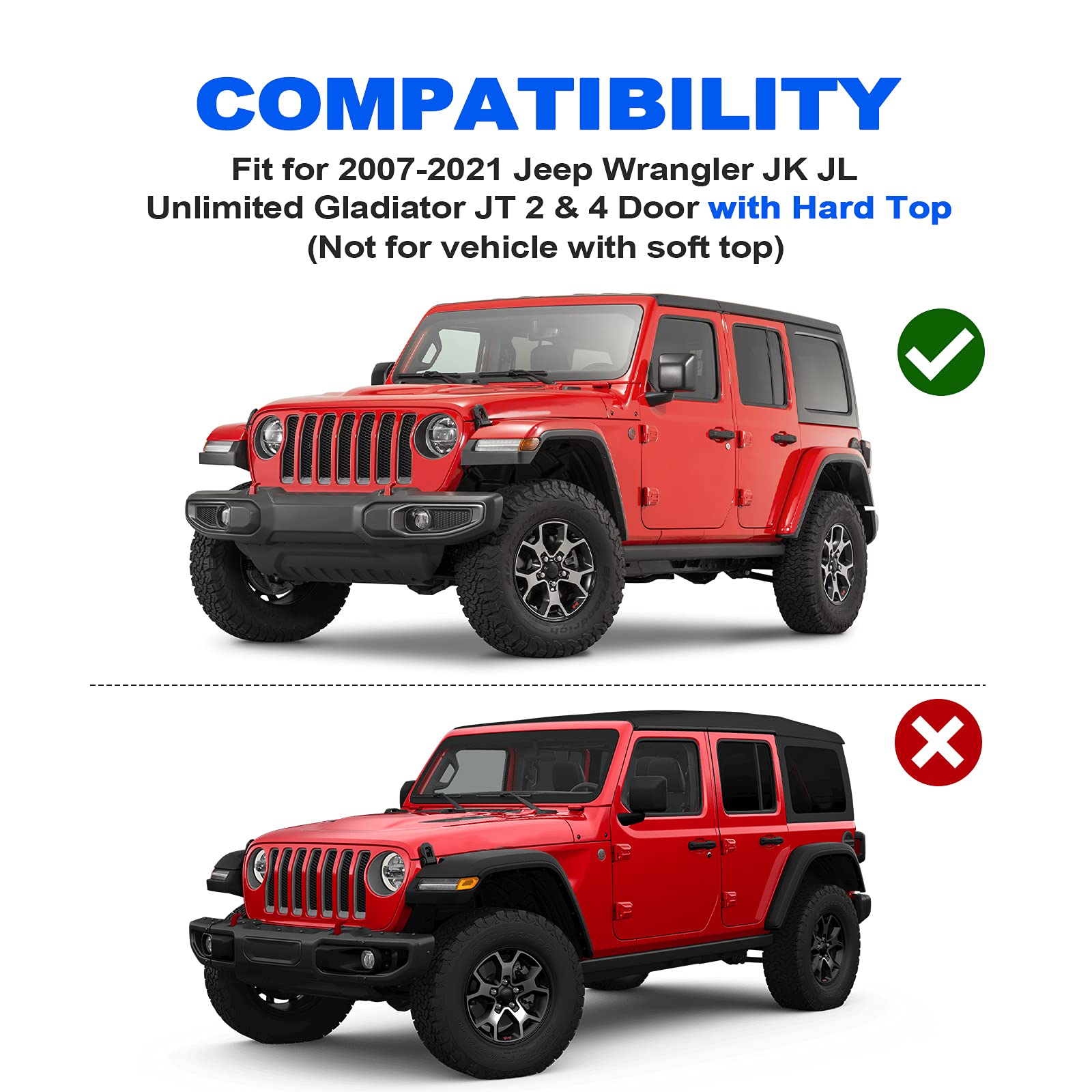 Buy SUPAREE Roof Rack Wrangler, Luggage Rack Wrangler, Roof Rack Cross ...