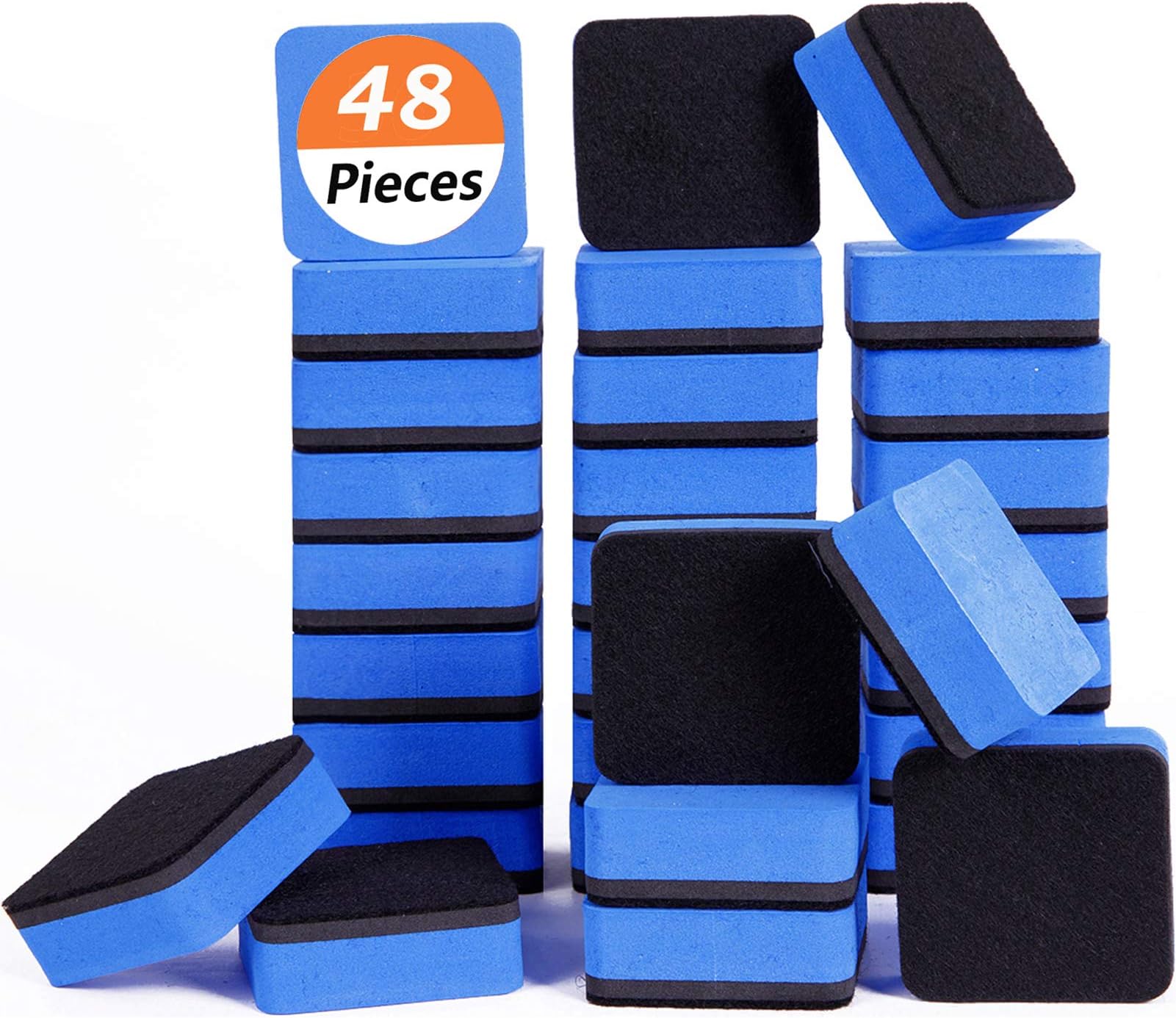 Amazon.com : Dry Erase Eraser,24 Pack Magnetic Whiteboard Erasers,Small ...