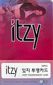 Amazon.com: FANCY105 K-POP Group Transparent Photocards Set - 25P (ITZY) : Office Products