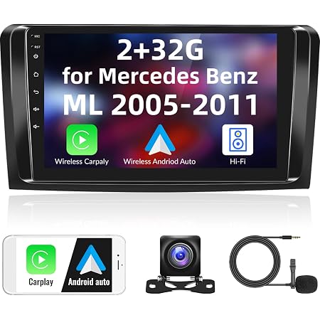 Amazon.com: 2+32G Android Stereo for Mercedes Benz ML GL ML350 GL320 ...